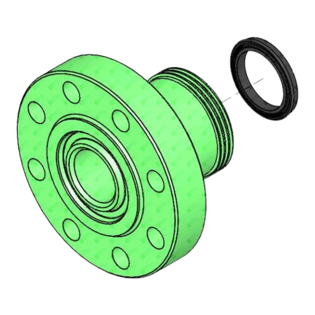 Flange Adapter, 3-1/16” 10M x 3” 1502 F, 10000 psi, Sour Service – Big ...