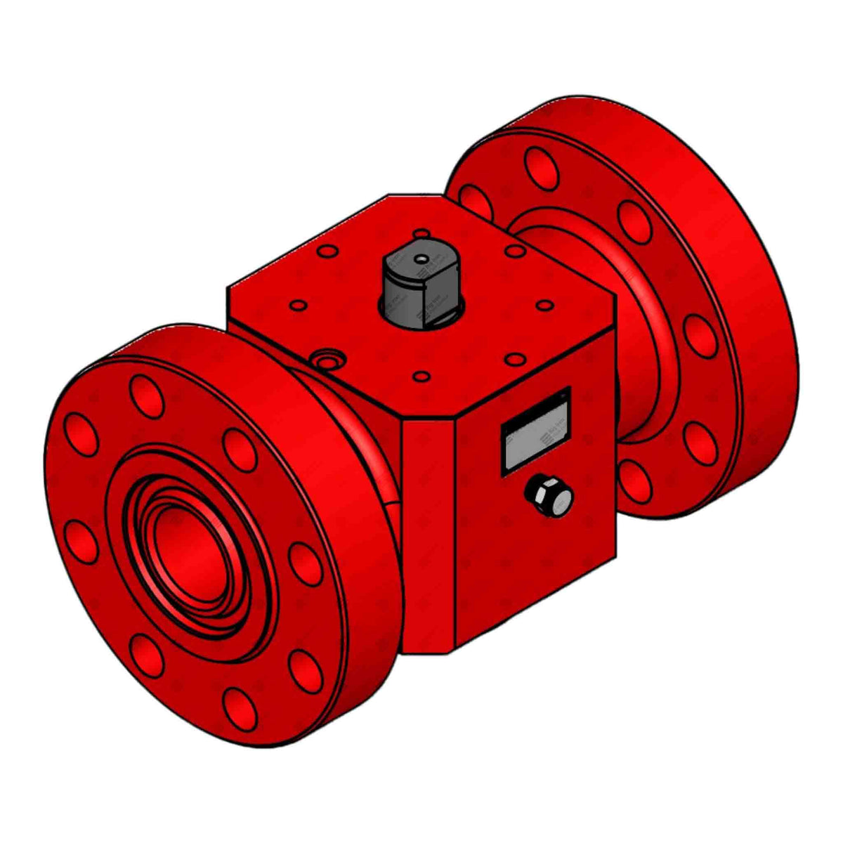 Plug Valve, Actuator Prep, BE, 3-1/16" 15M, 15000 psi, STD Service ...