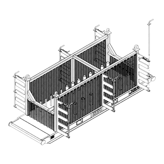Pipe Skid-Basket-4In Fig 206 10,000 Lbs Max Gross Capacity – Big Iron ...