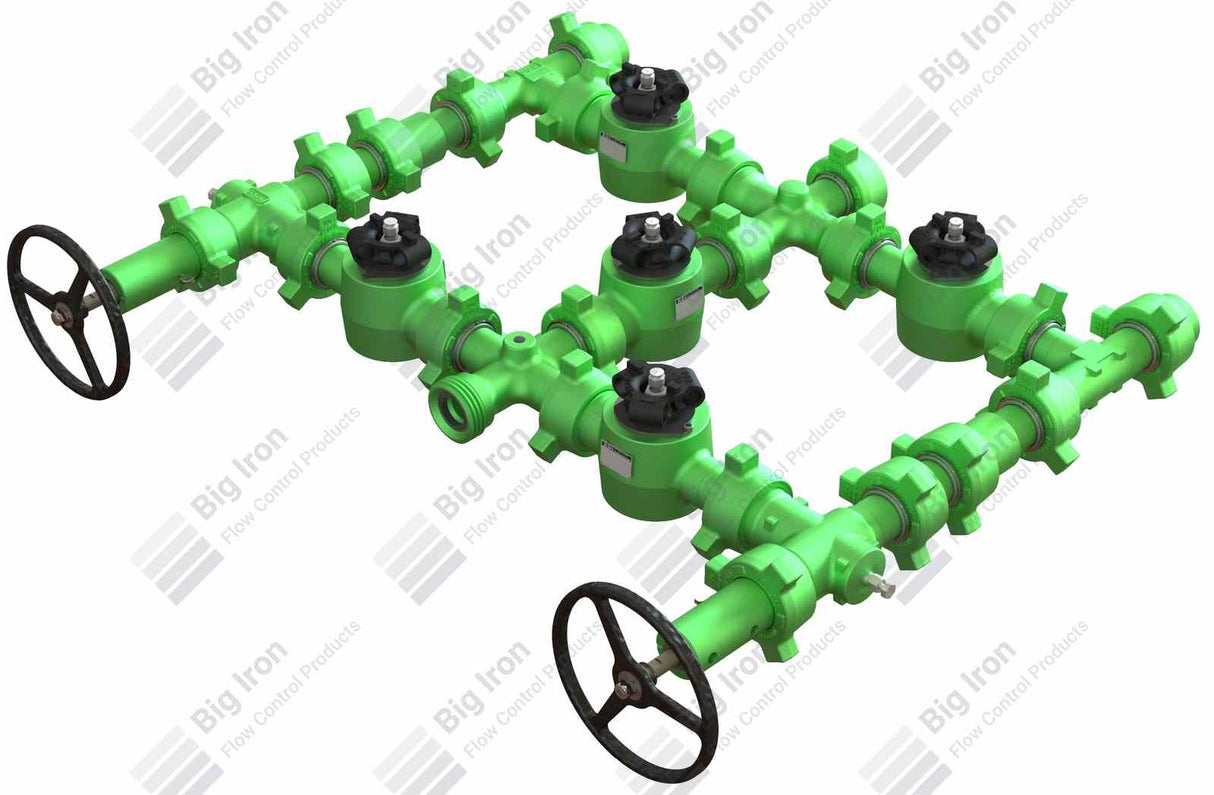 Choke Manifold, 2” 1502, 5x Manual Plug Valve, 2x Adj, 10000 psi, Sour ... Choke Manifold, 2” 1502, 5x Manual Plug Valve, 2x Adj, 10000 psi, Sour ...